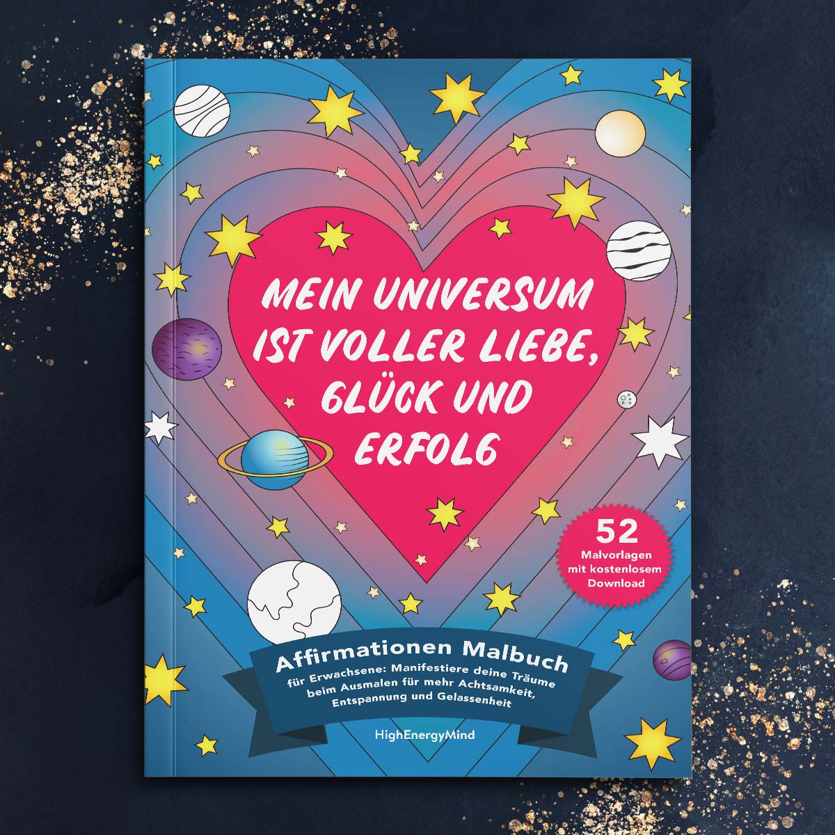 Affirmationen Malbuch - High Energy Mind